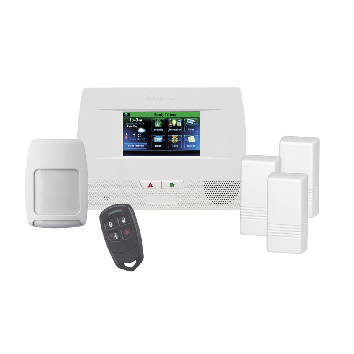 Panel de Alarma Inalambrico Autocontenido con Pantalla Touch L5210